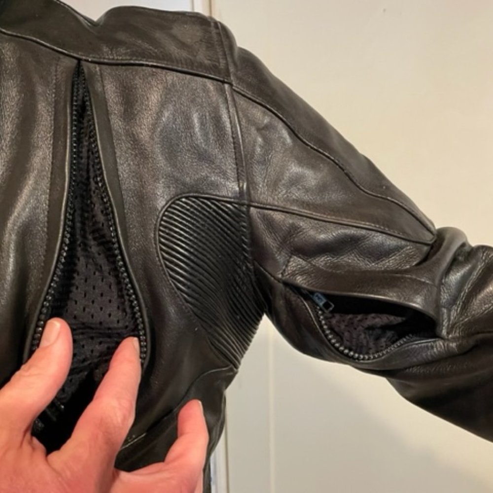 Xpert Sport Men's Leather Motorcycle Jacket - Gem